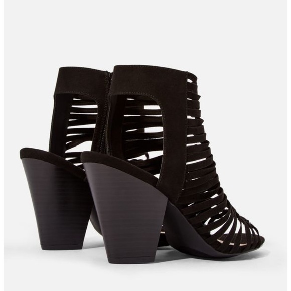 JustFab | Shoes | Black Strappy Heels | Poshmark